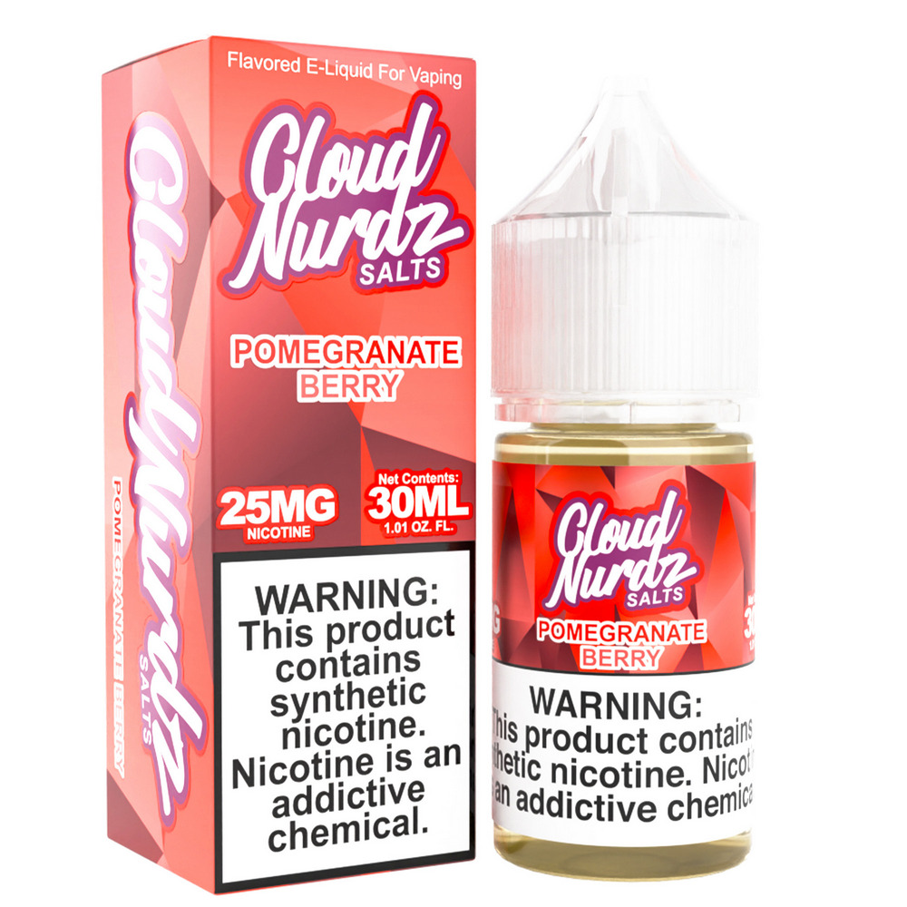 Cloud Nurdz Synthetic Salt - Pomegranate Berry 30mL Cloud Nurdz Synthetic Salt - Pomegranate Berry 30mL